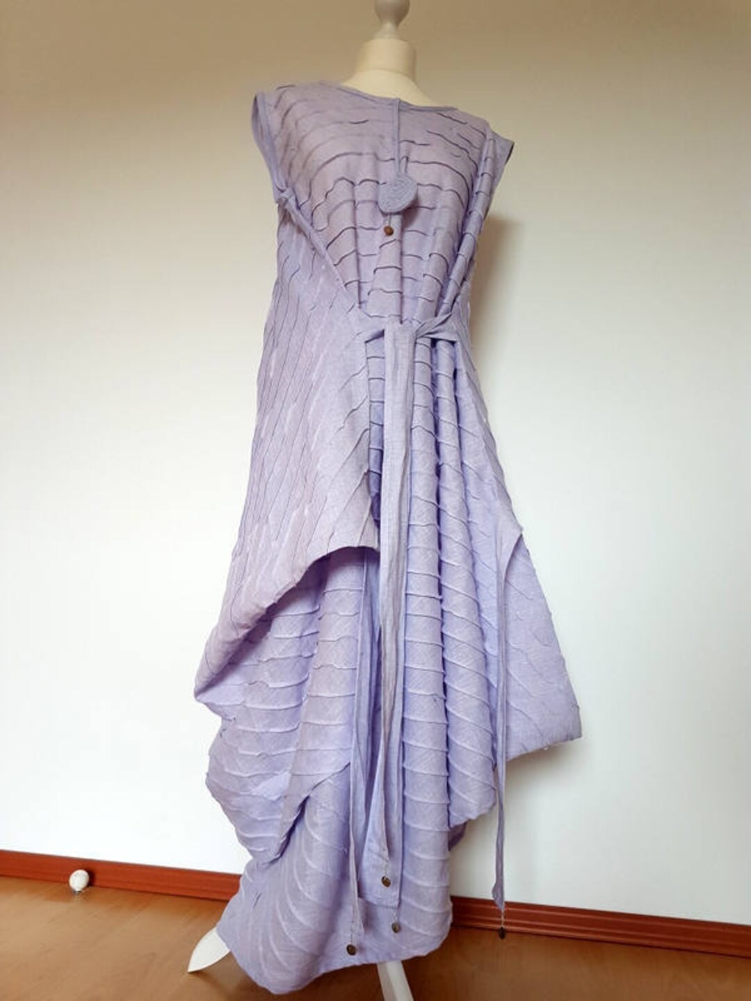 NEW Linen Dress, Blush Long Dress, Oversized, Toga Dress, Linen Dress ...