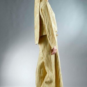 Yellow Linen Jacket. Unique, Modern, Natural and Inspiring. - Etsy