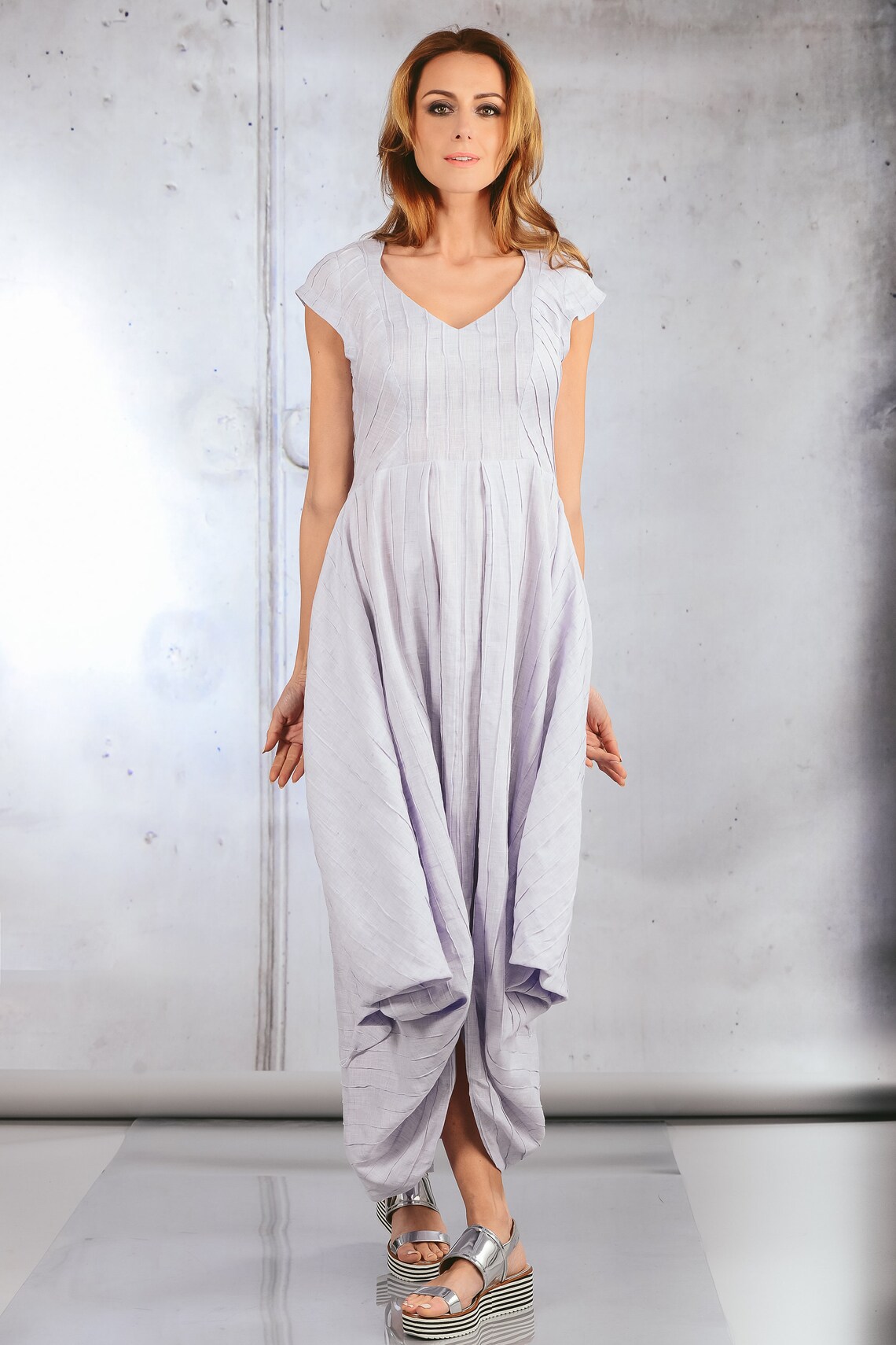 Unique Linen Dress / Long Dress for Women / Linen Dress / - Etsy