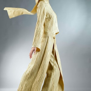 Yellow Linen Jacket. Unique, Modern, Natural and Inspiring. - Etsy