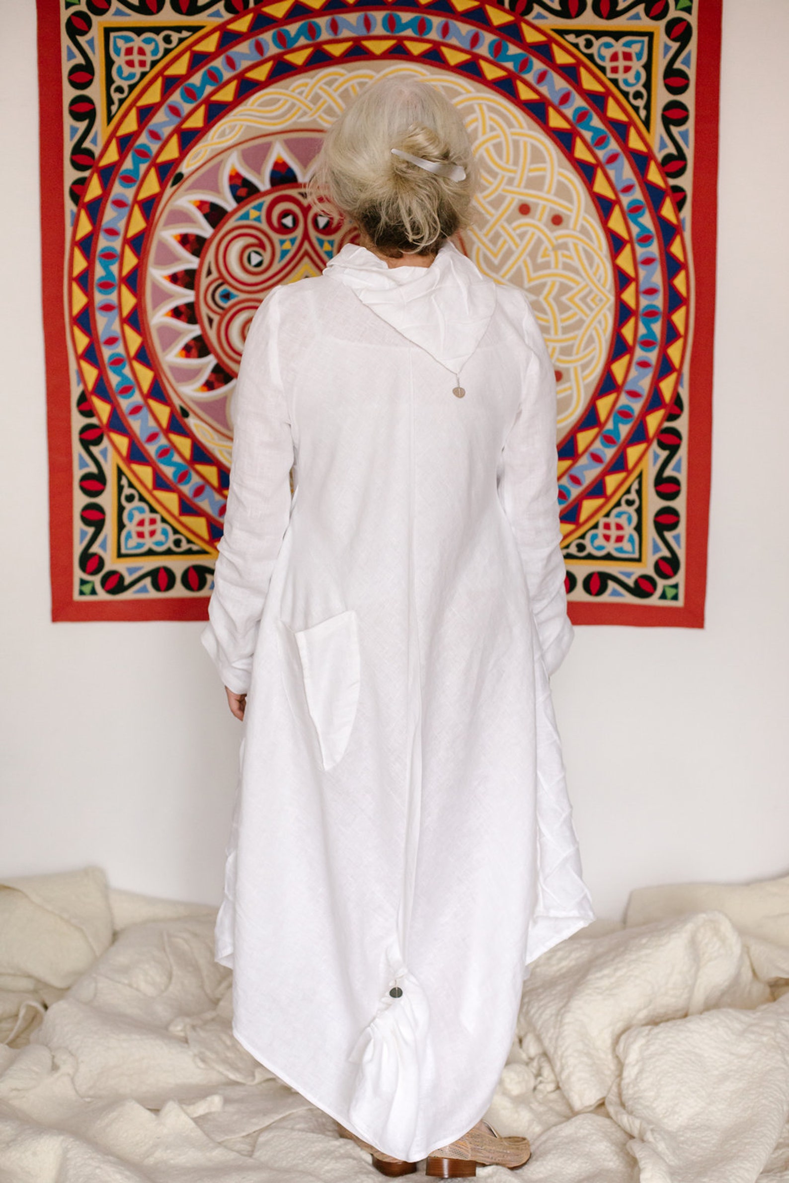 Angel Dress / Unique Wedding Dress / Oversized / Toga Dress / - Etsy