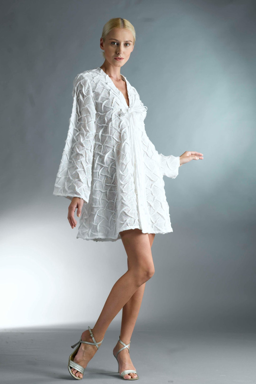 Linen Dress / White Dress Tunic / Clothes for Women / Holiday Party ...