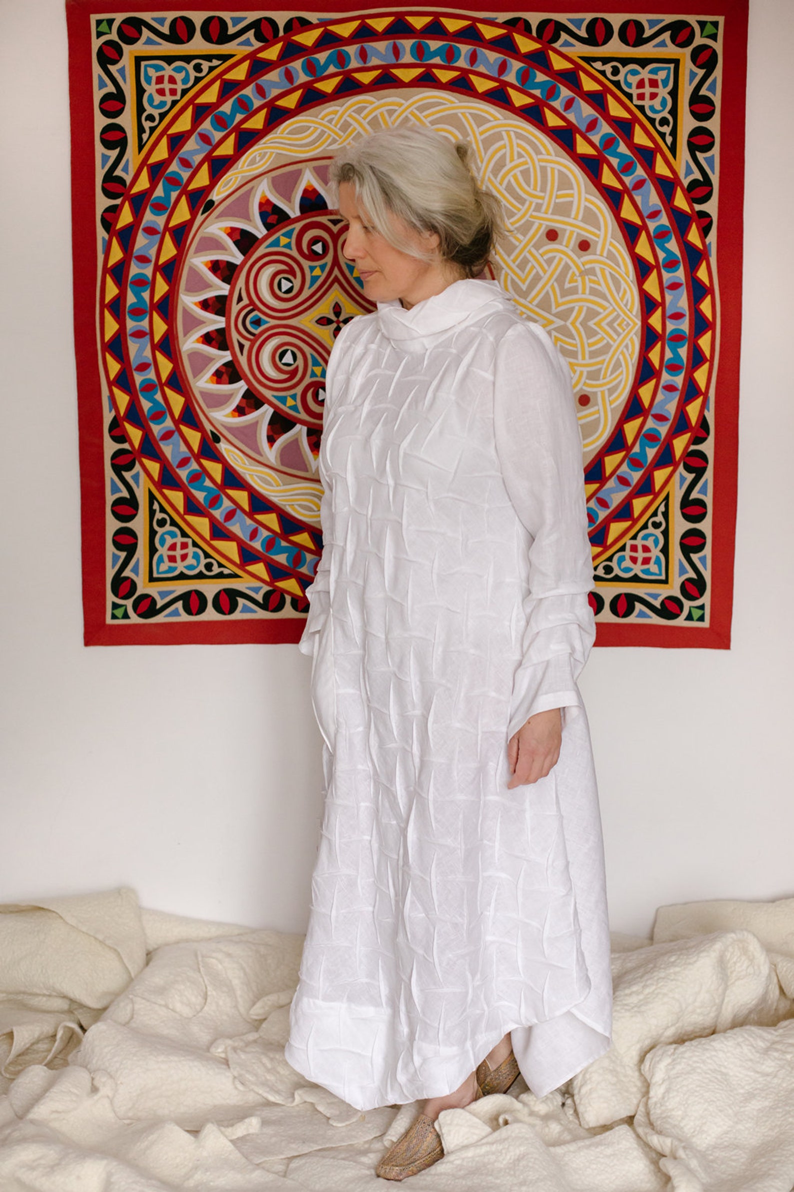 Angel Dress / Unique Wedding Dress / Oversized / Toga Dress / - Etsy