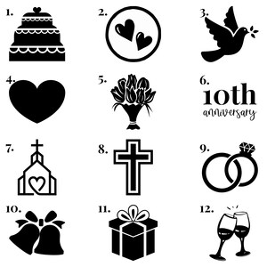 Personalised Wedding Anniversary Ribbon 25mm Wedding Ribbon - Etsy