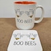 Boo Bees Halloween Mug Novelty Bee Mug Horror Halloween - Etsy