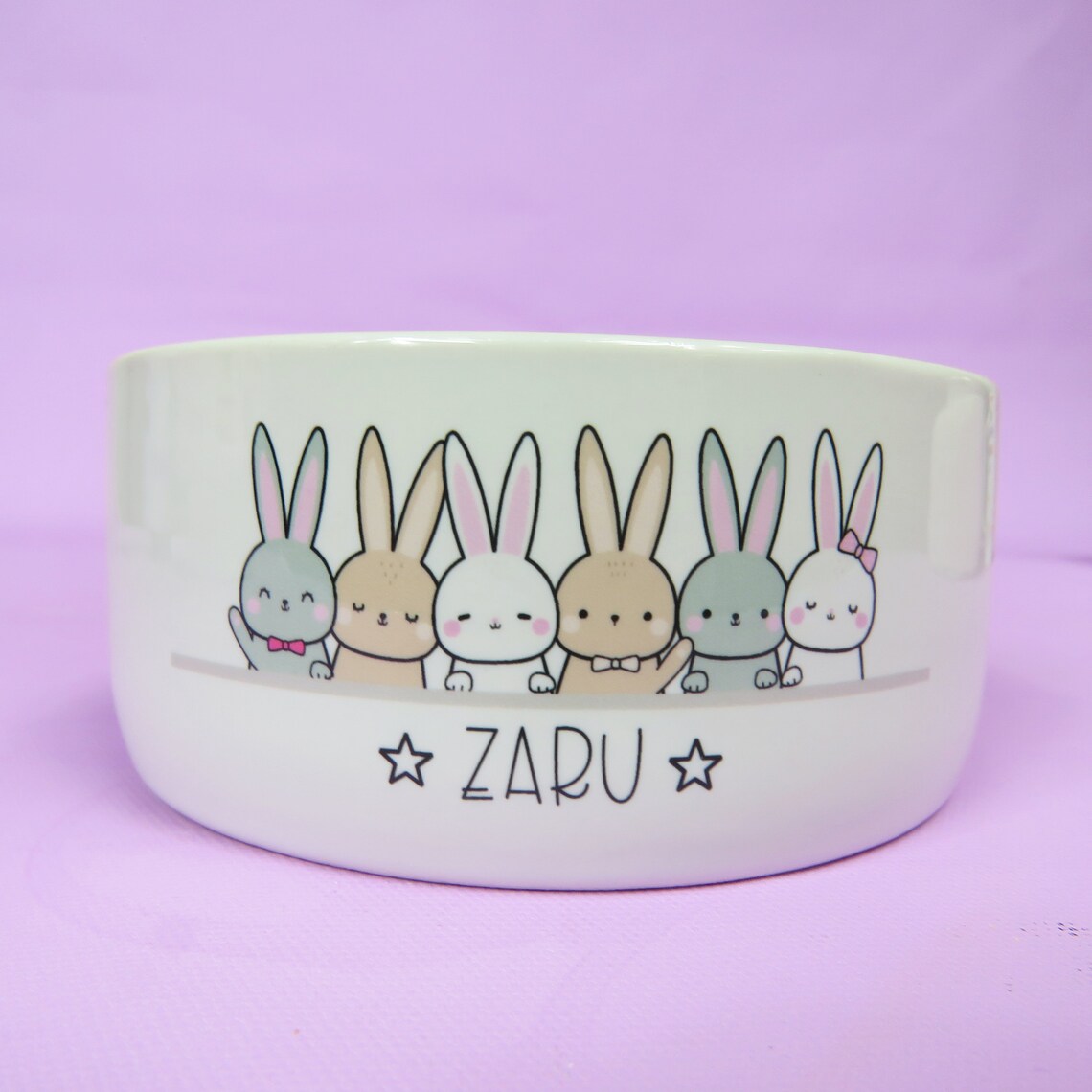 Personalised Rabbit Bowl Rabbit Christmas Gift New Rabbit - Etsy
