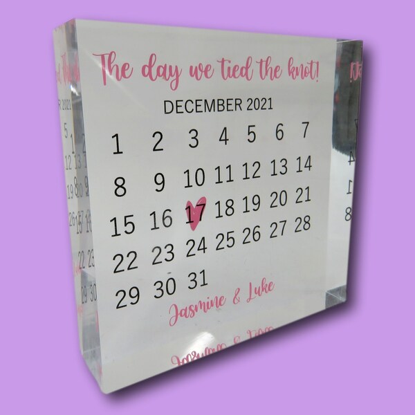 Block Calendar - Etsy