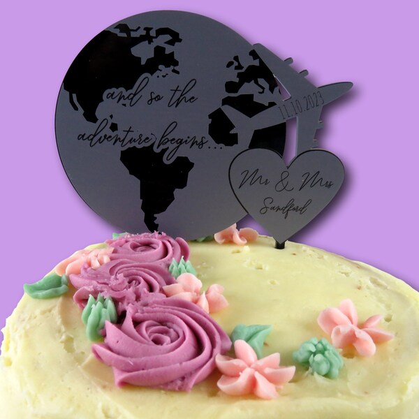 Travel Cake Topper - Etsy UK