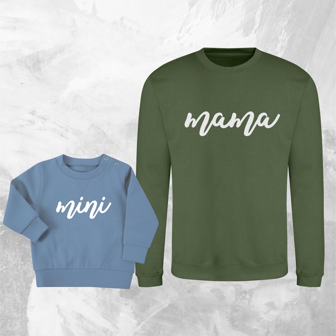 Mama and Mini Matching Jumpers | Matching Set | Mothers Day Present ...