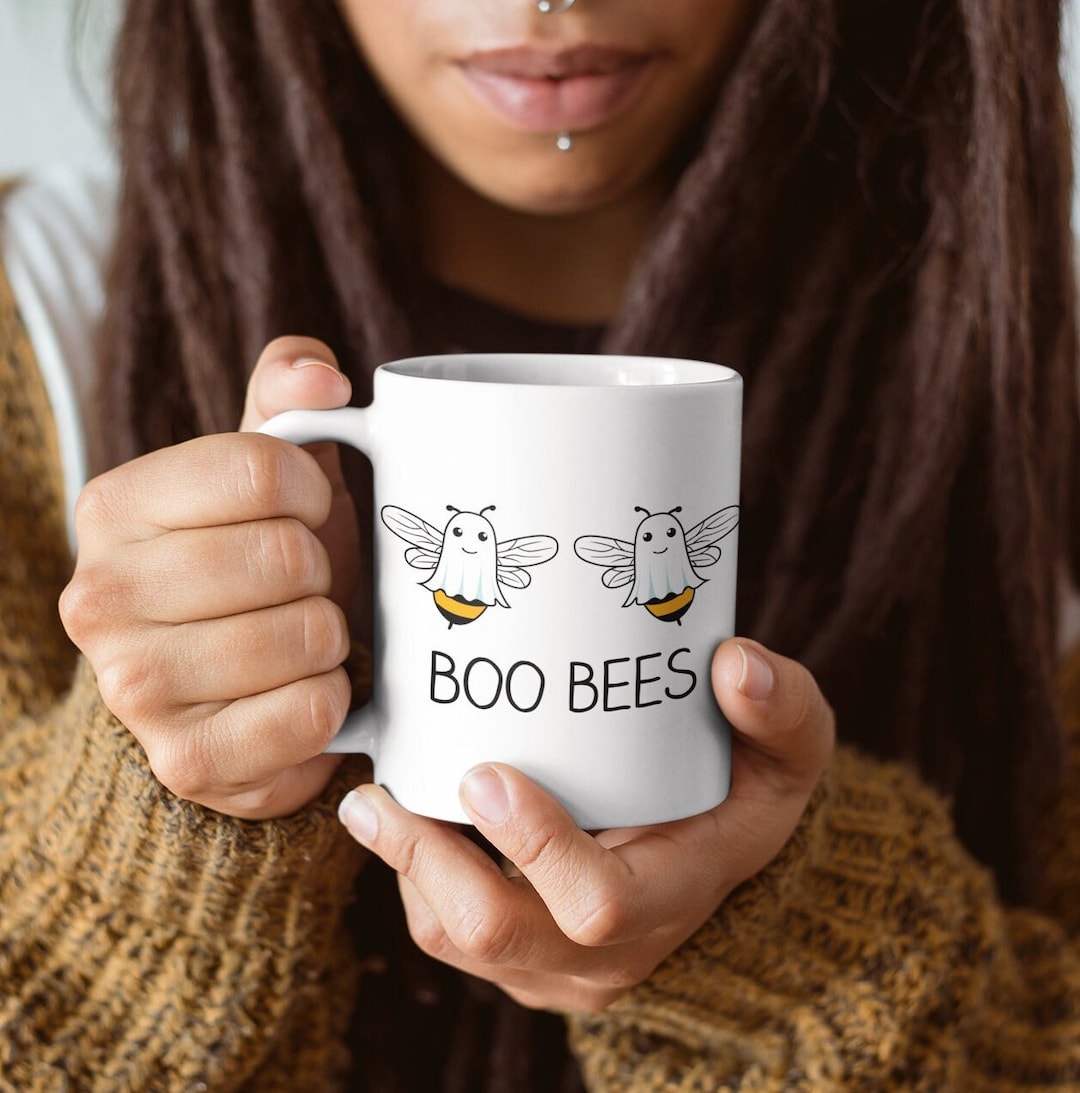 Boo Bees Halloween Mug Novelty Bee Mug Horror Halloween - Etsy