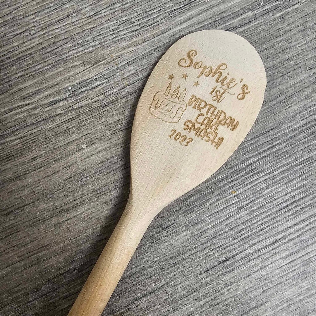 Personalised Cake Smash Spoon Birthday Cake First Birthday Birthday ...