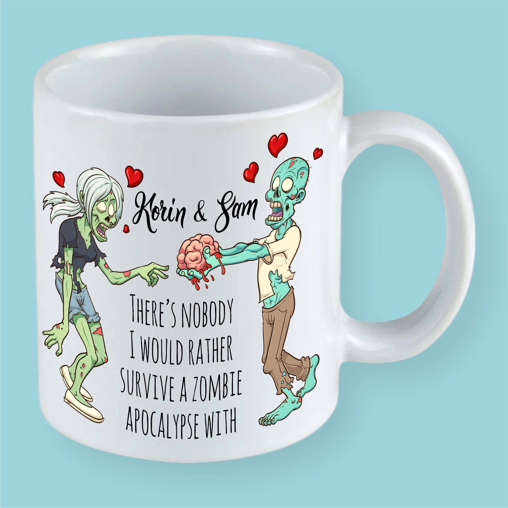 Zombie Mug Zombie Apocalypse Cup Zombie Gift Zombie Present | Etsy