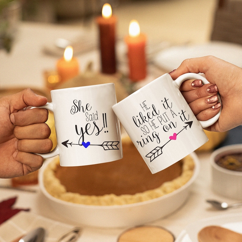 Engagement Mug - Etsy