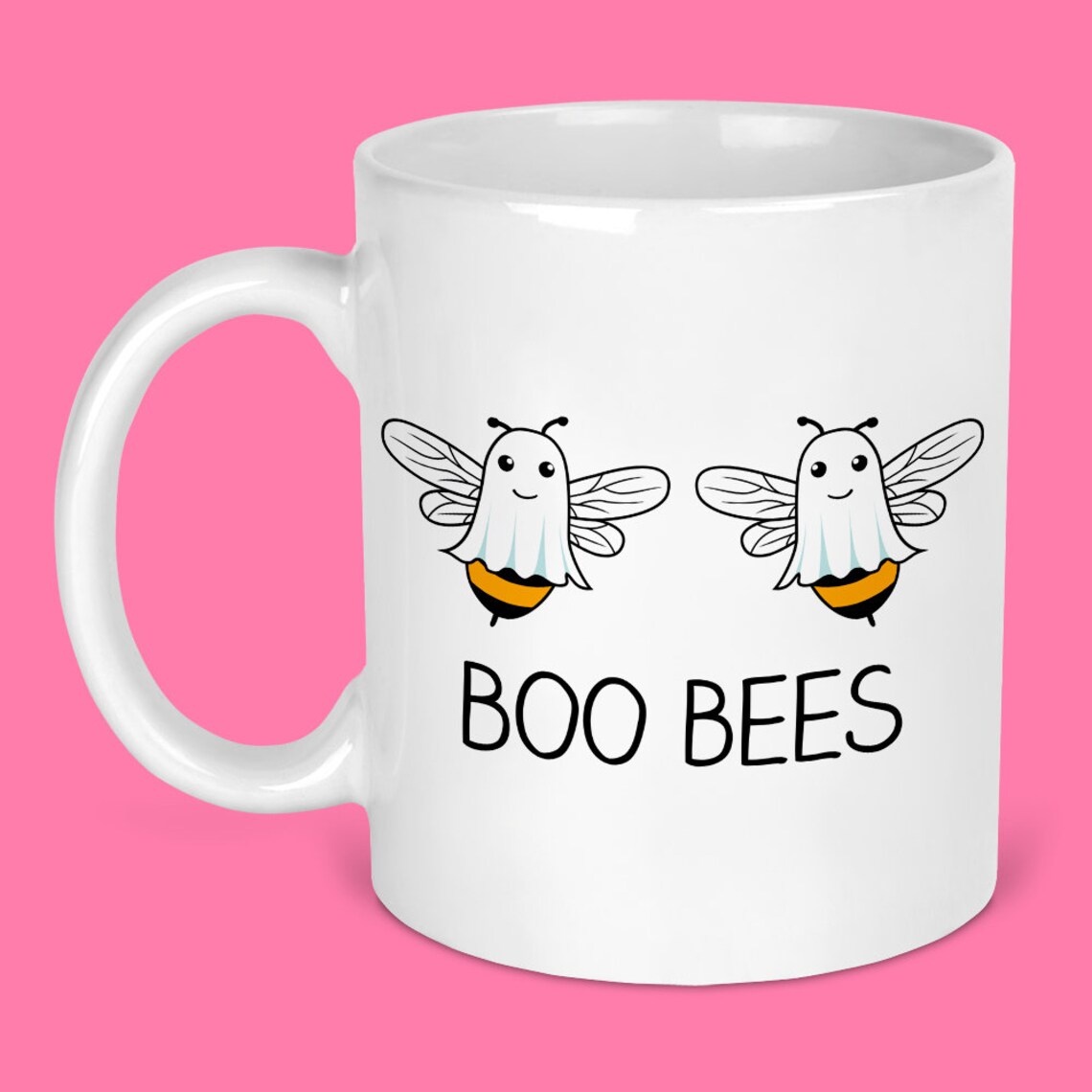 Boo Bees Halloween Mug Novelty Bee Mug Horror Halloween | Etsy