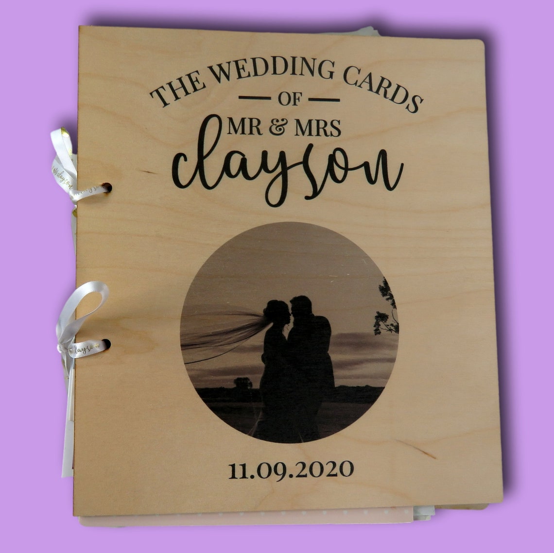 Wedding Card Book Wedding Card Keepsake Personalised Wedding - Etsy UK