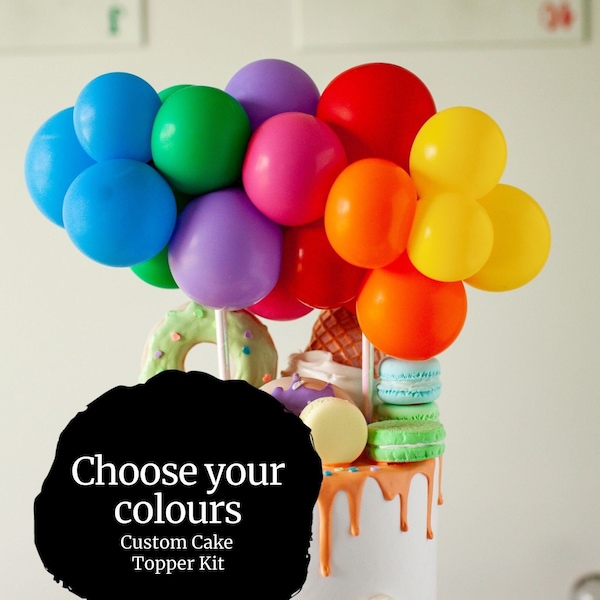 Mini Balloon Cake Topper - Etsy