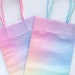 Pastel Ombre Paper Gift Bags 5 Pack Favour Bag Gift Lolly Treat Cake ...