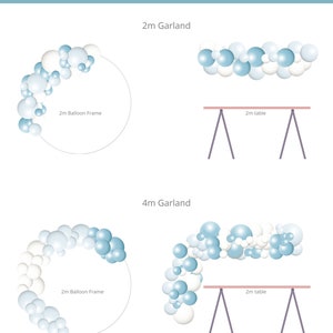 Sunset Balloon Pack DIY Kit Cake Topper Garland Bunch Baby Shower ...