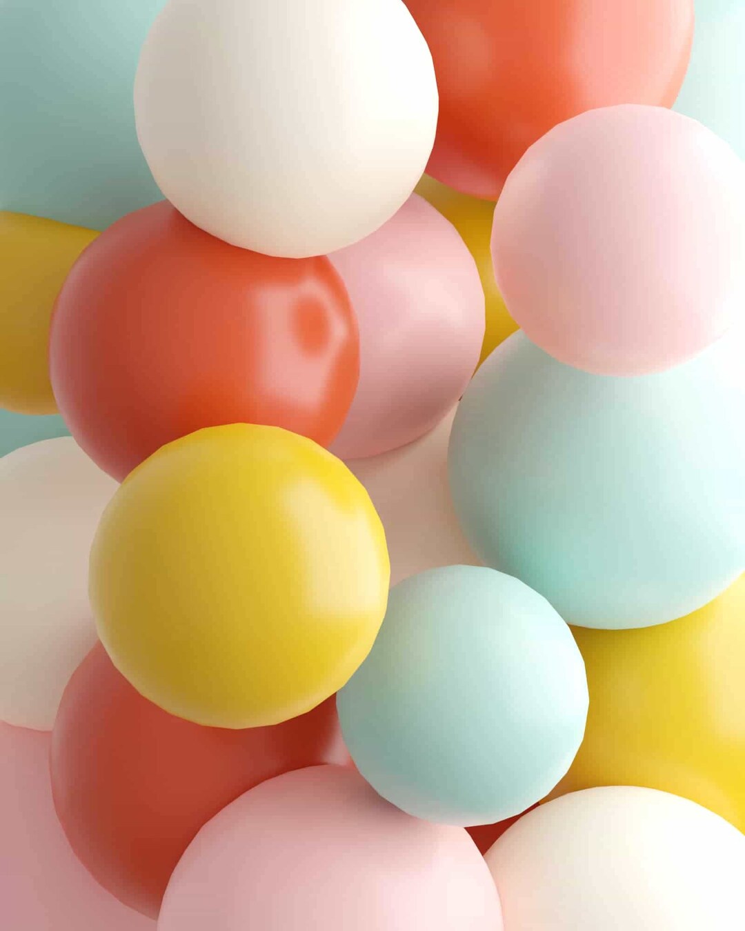 Sorbet Sunset Mini Balloons Mix | 36 Pack | 12cm/5" | Latex | Baby ...