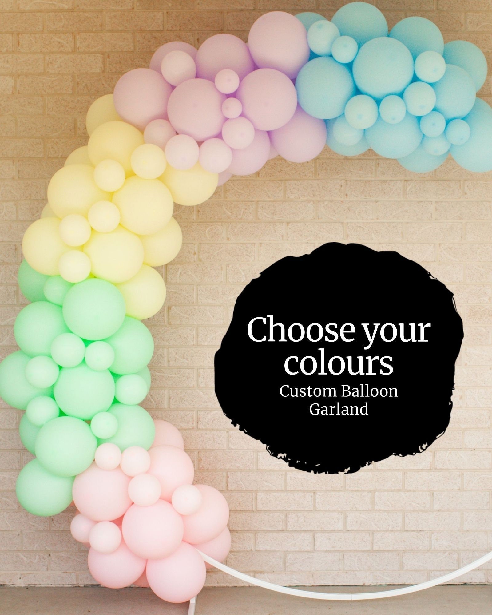 Custom DIY Balloon Garland Kit Create Your Own Choose You | Etsy