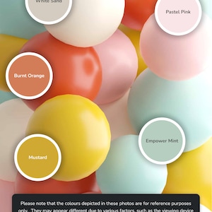 Sorbet Sunset Balloon Bunch, 12 Pack 30cm Latex Balloons, Pastel Party ...