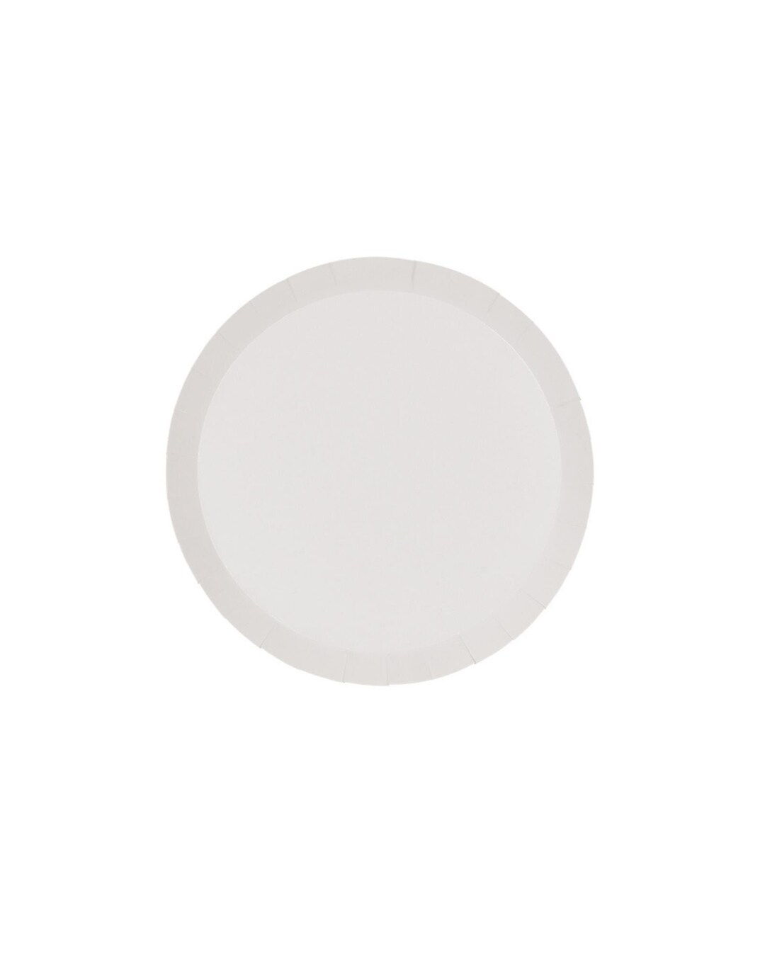 White Round Paper Plates 18cm 10 Pack Disposable Party Tableware - Etsy
