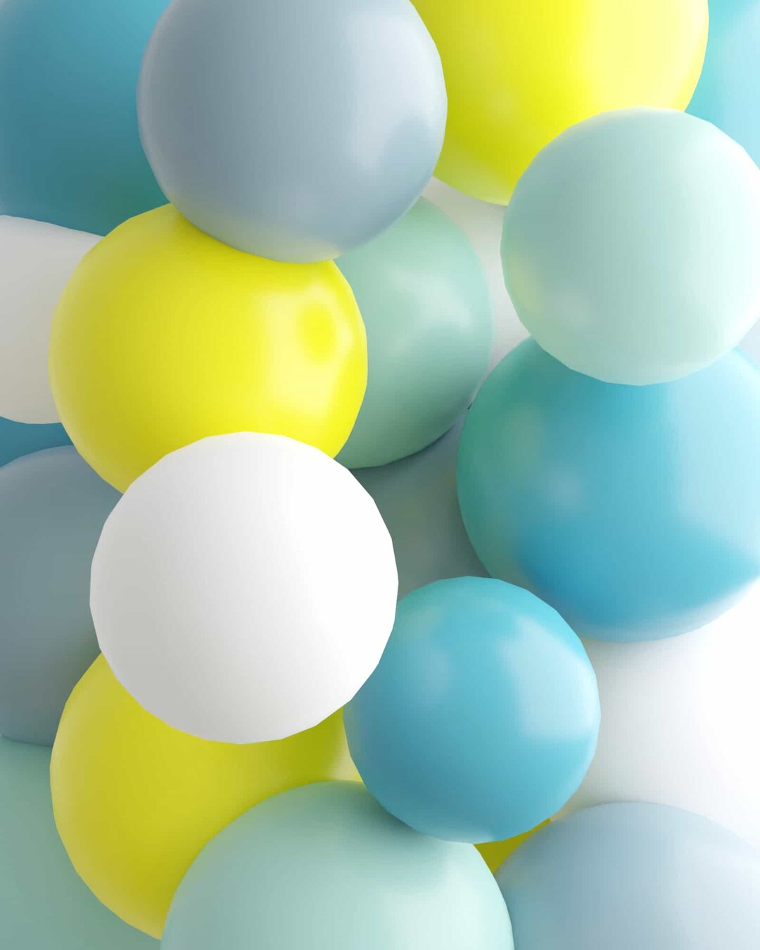 Sunny Skyline Mini Balloons Mix | 36 Pack | 12cm/5" | Latex | Baby ...