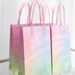 Pastel Ombre Paper Gift Bags 5 Pack Favour Bag Gift Lolly Treat Cake ...