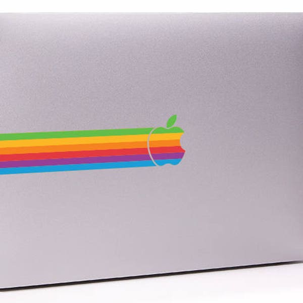 Apple Logo Sticker - Etsy