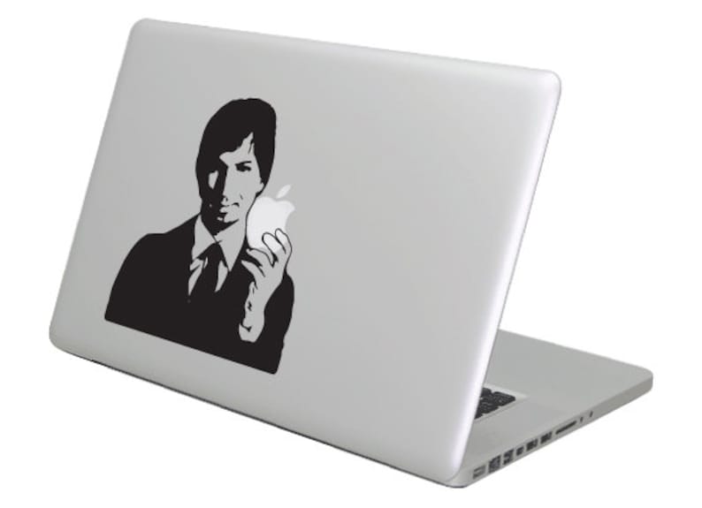 Young Steve Jobs Macbook Decal Sticker. Choose Your Size. - Etsy