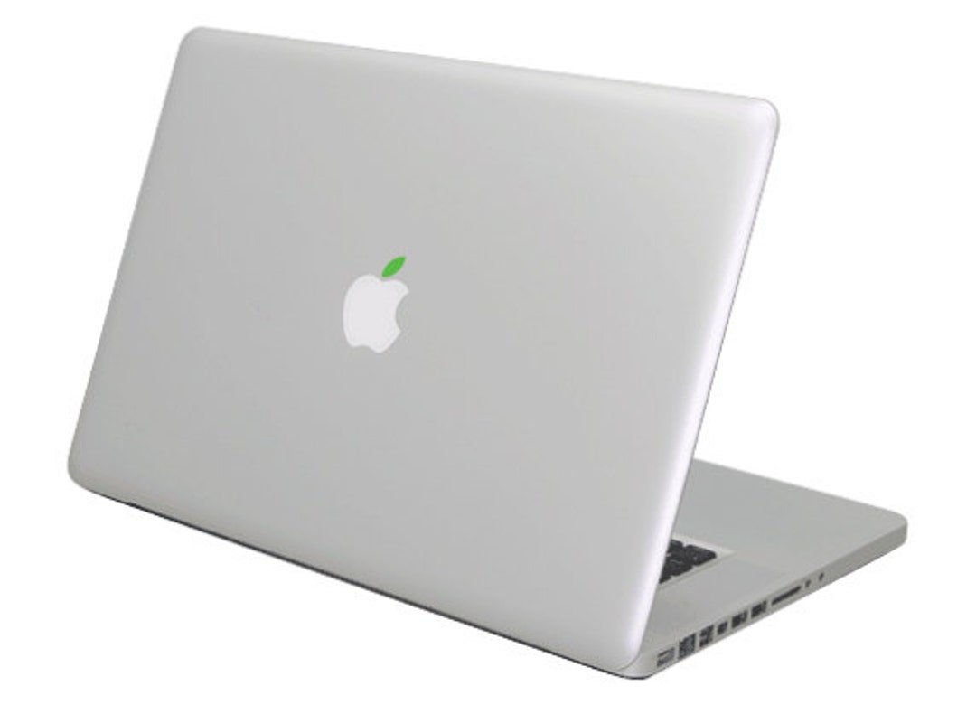 Apple Green Leaf Environmental Logo MacBook Decal Sticker Fits All ...