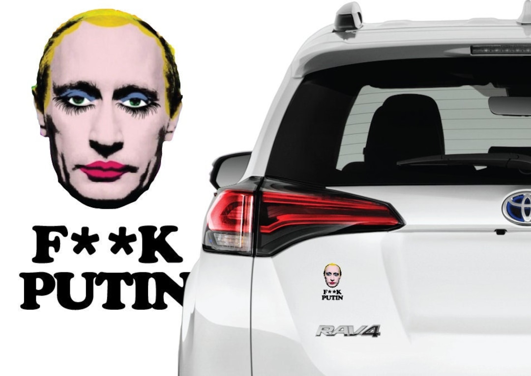 Fk Putin Achtung Russia Anti Putin Bumper Sticker - Etsy