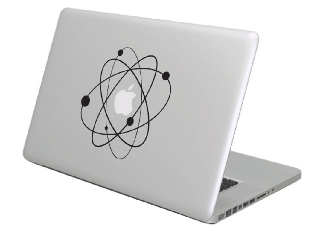 Atom MacBook Decal Fits All Sizes. Laptop People Love Apple Ad ...