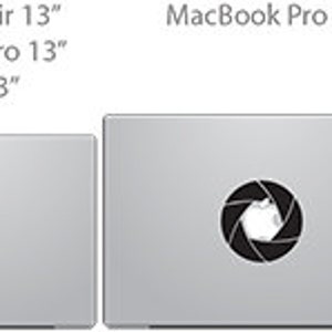 Aperture MacBook Decal Sticker Fits All Sizes. Laptop People Love Apple ...