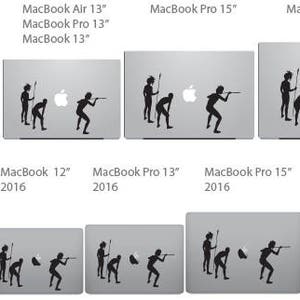 Banksy Primal Natives Hunt MacBook Decal Sticker, Choose Your Size. - Etsy