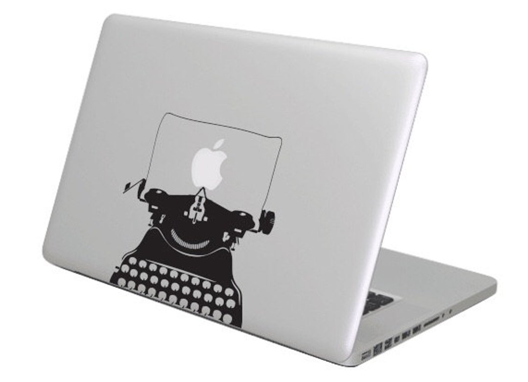 Typing Machine Typewriter Screenwriter MacBook Decal Sticker. Choose ...