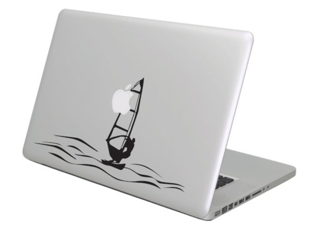Windsurfing MacBook Decal Sticker, for New and Old Macbooks - Etsy