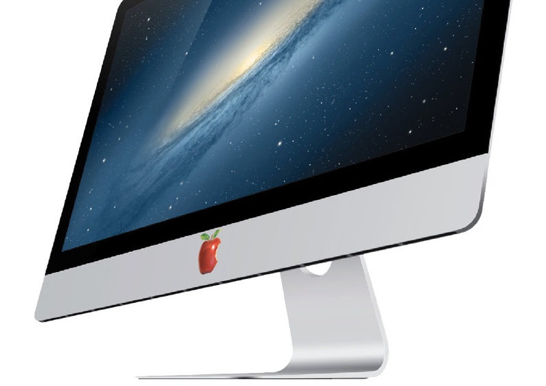 Apple Replacement Logo Imac Decal Sticker. - Etsy