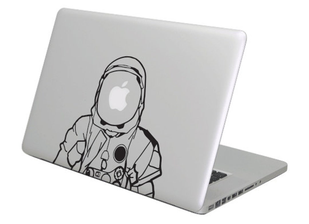Astronaut MacBook Decal Sticker. Choose Your Size. - Etsy