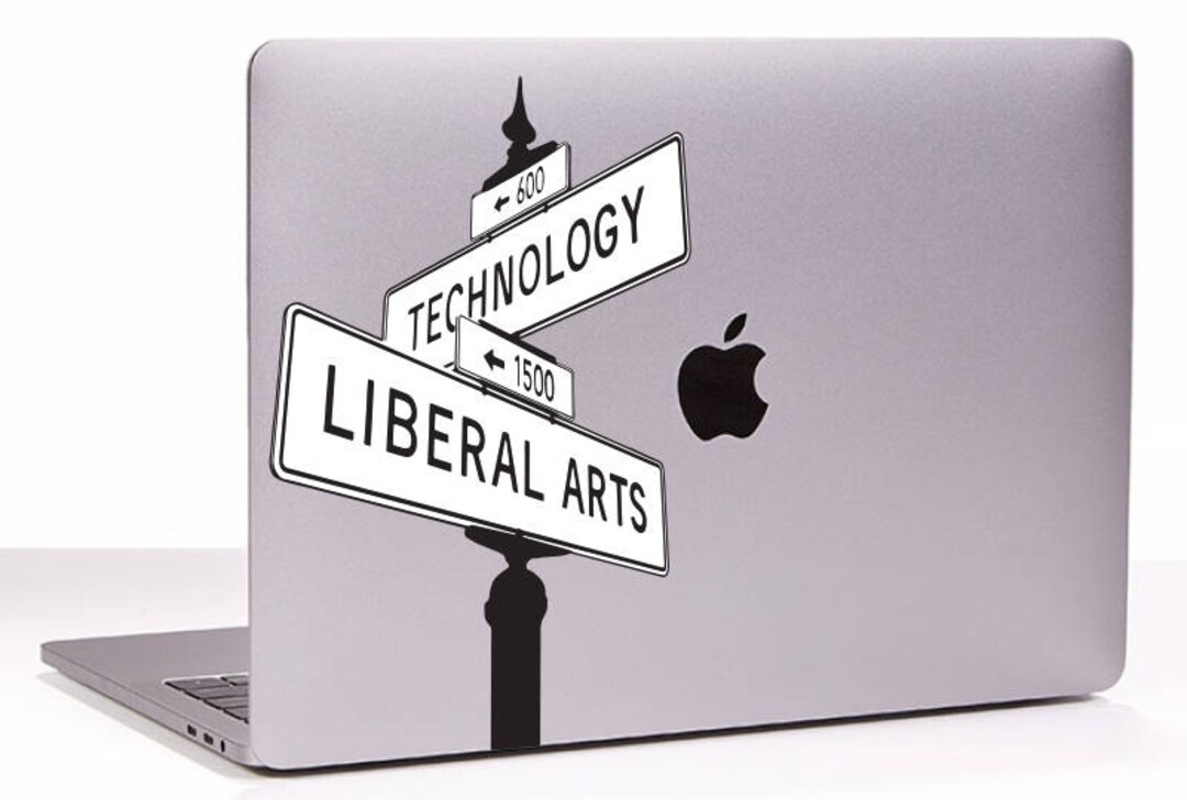 Steve Jobs Intersection Technology/liberal Arts MacBook Decal Sticker ...
