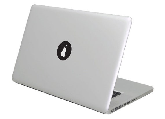 Friuts Pear and Banana Macbook Decal Sticker. Set of 2. Fits - Etsy