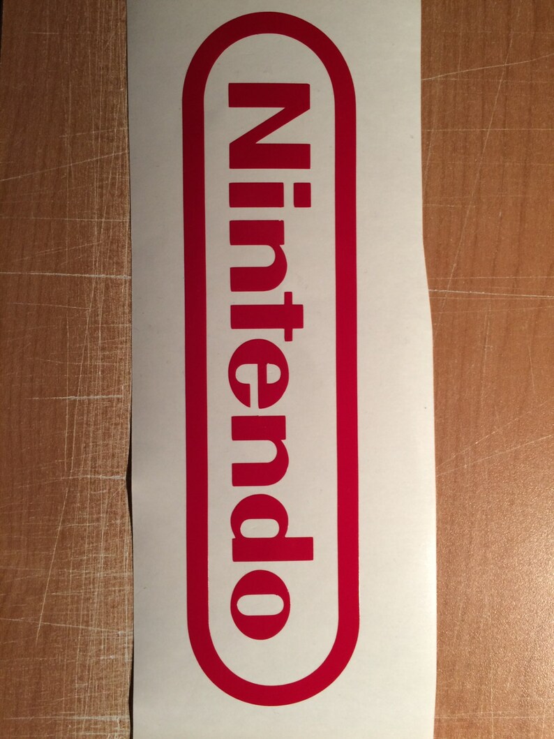 Nintendo NES Logo Sticker Decal Many Colors and Sizes - Etsy