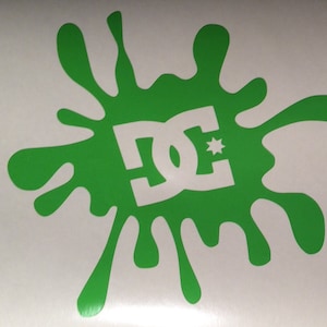 DC Shoe Splat Decal Vinyl Sticker Car Laptop Tablet Window Phone - Etsy