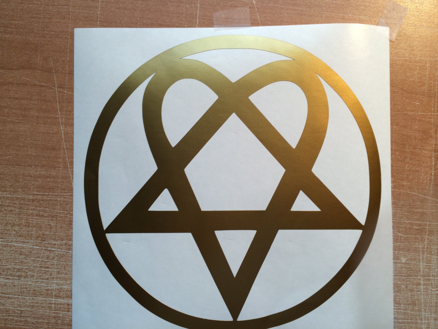 Him Heartagram 3 6 10 Sticker Decal Music - Etsy