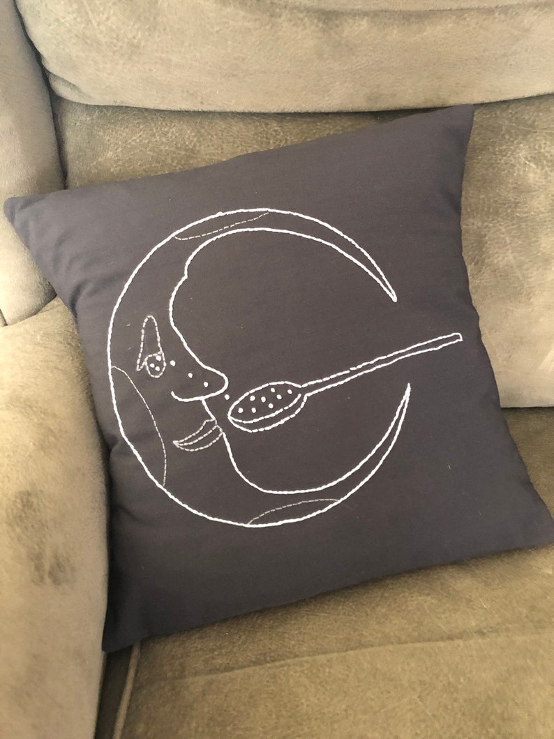 Studio 54 Cocaine Moon and Spoon 16" Pillow Disco 1970's NYC ...