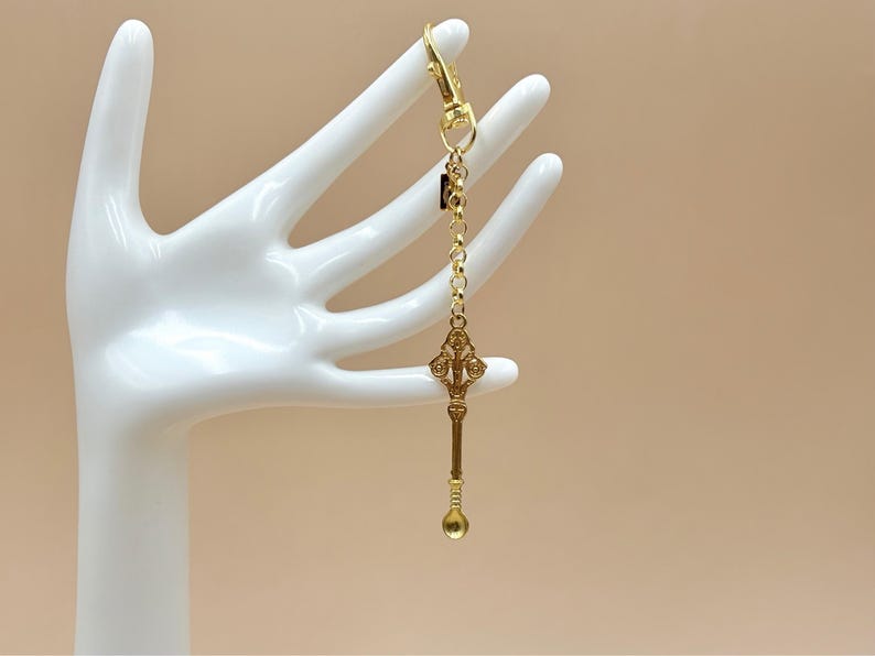 Gold Spoon Keychain | Mini Shovel Bag Charm - Etsy