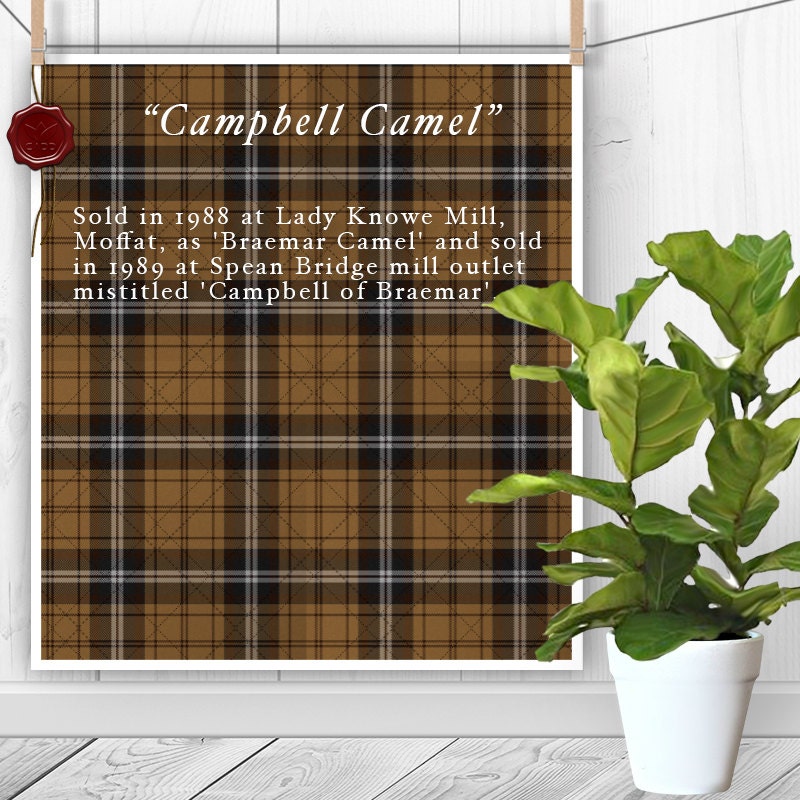 Digital Printable Scottish Tartan Plaid: Highland Clan Campbell ...