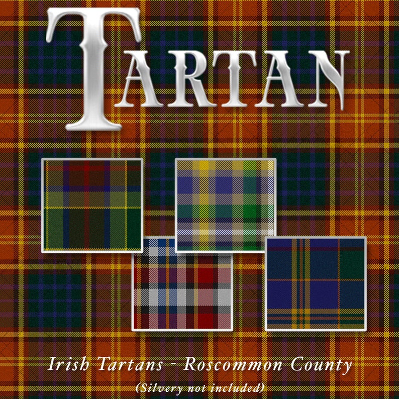 Digital Printable Irish Éire Tartan Plaid : Ireland's Countries and ...