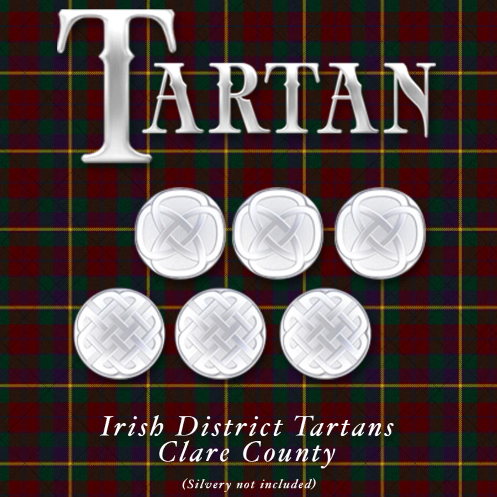 Digital Printable Irish Éire Tartan Plaid : Ireland's All Blue, All Red ...