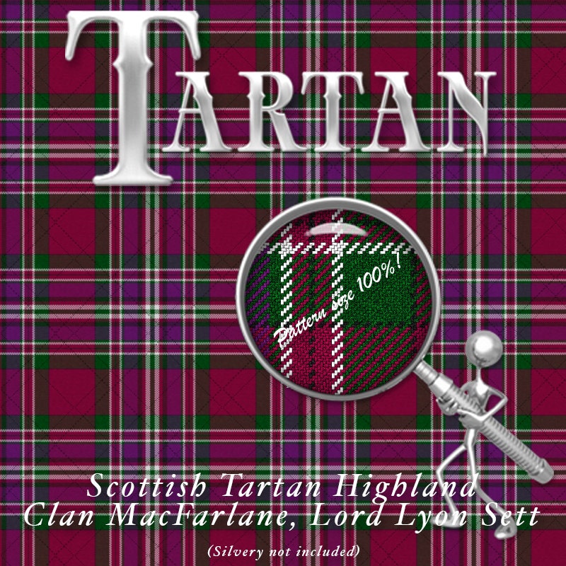 Digital Printable Scottish Tartan Plaid: Highland Clan Macfarlane Dress ...